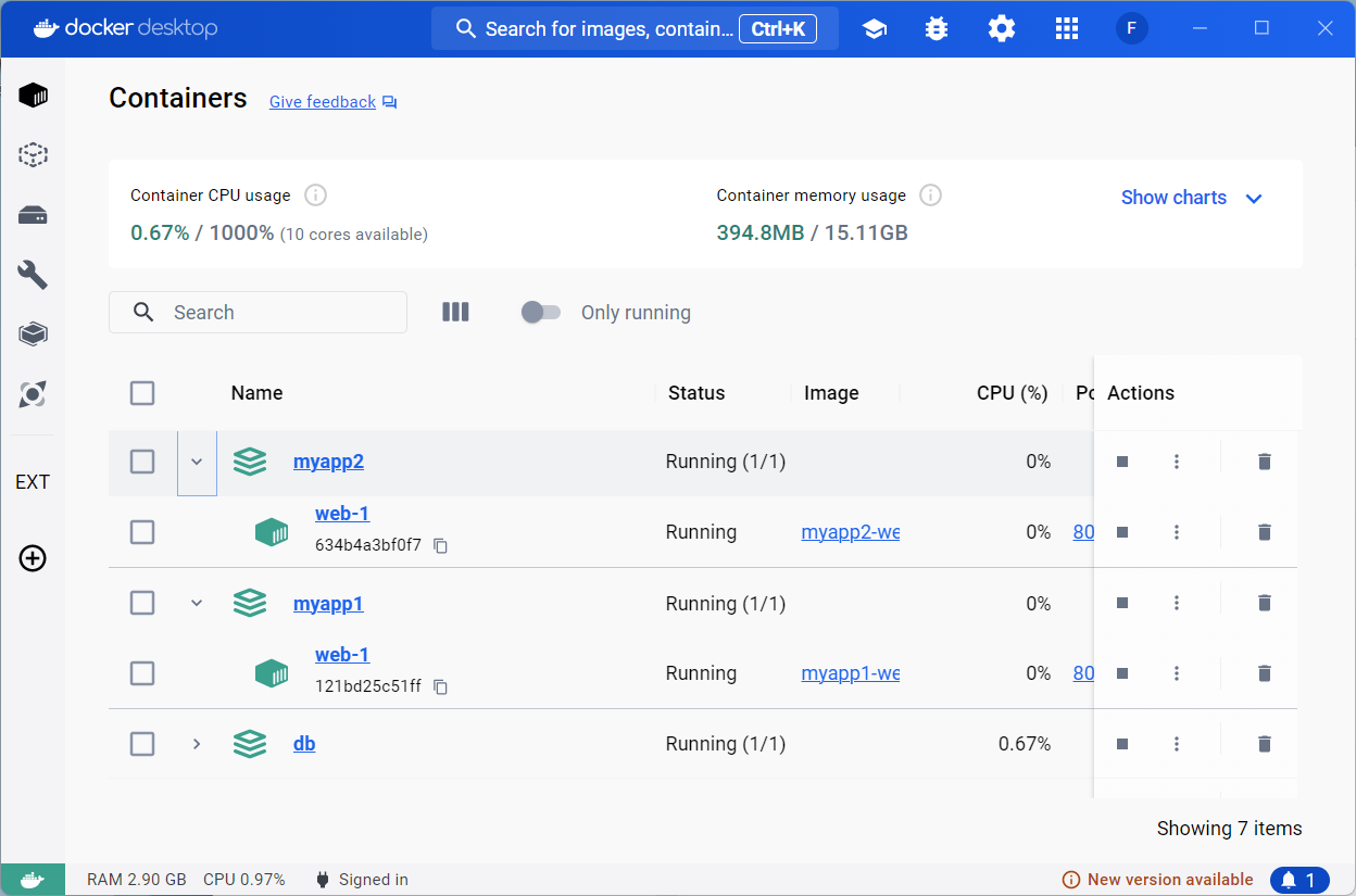 複数のdocker Compose間で通信したい 